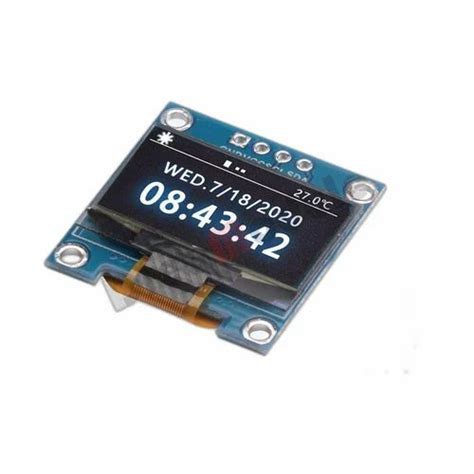 Inch I C IIC Pin OLED Display Module Yellow Blue Without Soldered Pin At Piece