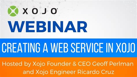 Creating A Web Service In Xojo YouTube