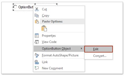 how to insert radio button in microsoft word document
