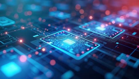 Abstract Tech Graphic Displays Digital Circuits Complex Data Visualizations Show Automated