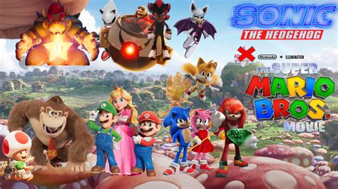 Sonic And Mario Crossover Movie Poster Concept By Goldenmarcus1987 On Deviantart
