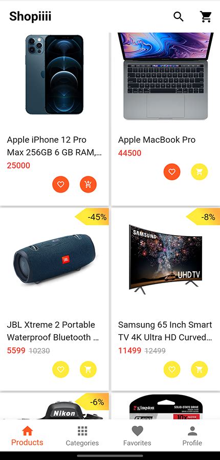 Flutter Shop App By Manalbahri Codecanyon