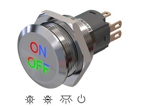 Led Rgb Push Button Momentary On Off 12v 3a Led Rgb Push Button Momentary On Off 12v 3a