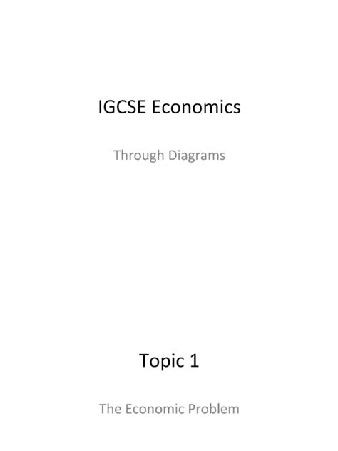 Igcse Economics Through Diagrams Pdf
