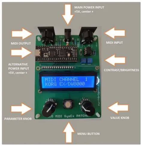 Instructables PICO MIDI SysEx Patcher Instruction Manual