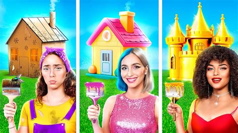 비밀의 방을 만들었어요 가난한 Vs 부자 Vs 엄청난 부자의 비밀의 방 Youtube