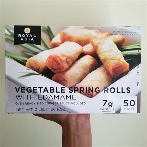 Vegetable Spring Rolls With Edamame At Royal Asia Review By