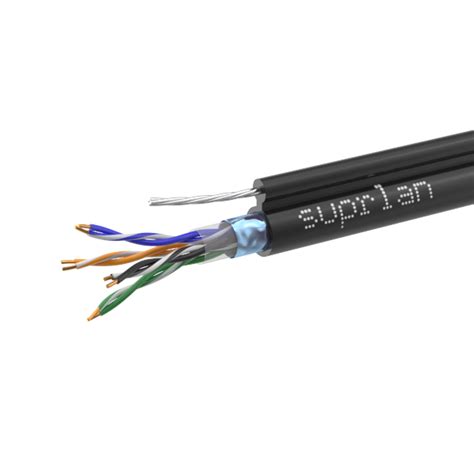 SUPRLAN Premium FTP 5e 4x2x0,51 Cu PE Out. T-FG8 (трос) 305м (RUS)