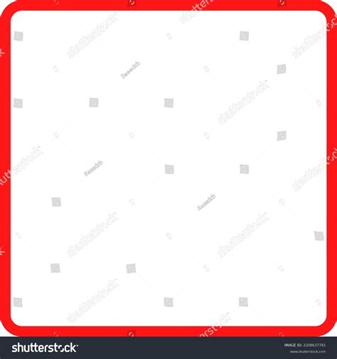 Very Simple Square Border Background Stock Illustration 2208637781