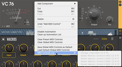 Automation And MIDI Control