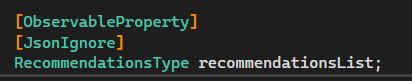 C Is There Any Other Way Of Ignoring A Property During JSON Serialization Instead Of Using