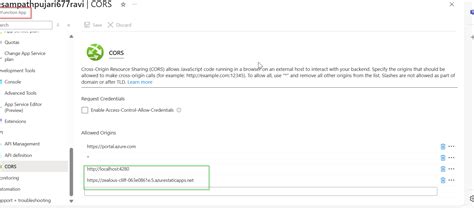 Node Js Azure Function App Not Connecting To SQL Database From Static