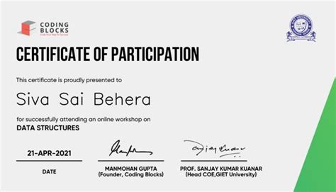Siva Sai Behera On Linkedin Codingblocks Coding Datastructures Algorithms Giet
