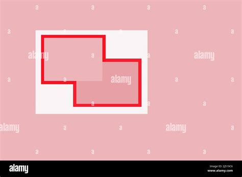 Three Different Rectangles On A Pink Background Format Jpeg Stock Photo Alamy