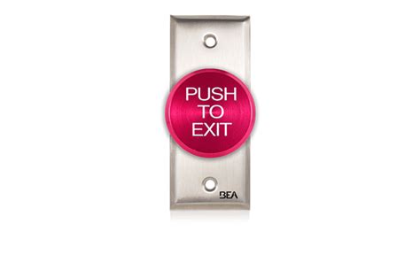 BEA Pneumatic Push Buttons Access Control Push Button With Mechanical Pneumatic Hold Time UTS