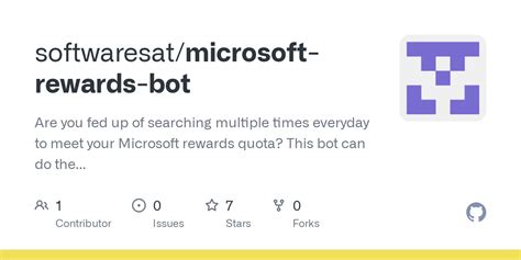 GitHub Softwaresat Microsoft Rewards Bot Are You Fed Up Of Searching Multiple Times Everyday