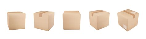 스카치 테이프 및 라벨이있는 골판지 또는 판지 현실적인 배달 상자 0명에 대한 스톡 벡터 아트 및 기타 이미지 0명 공란 라벨 Istock