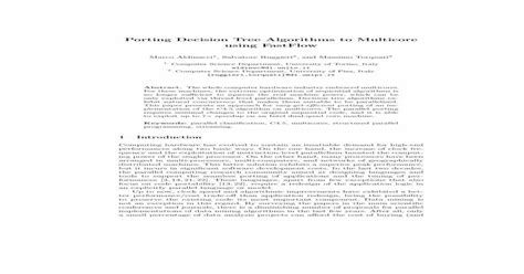 download pdf porting decision tree algorithms to multicore using