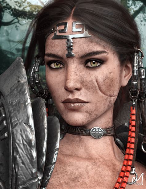 Kindra 3d Render Digital Art By Gwasanee