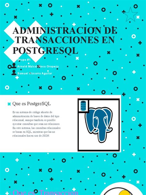 Transacciones En Postgressql Pdf Sql Postgre Sql