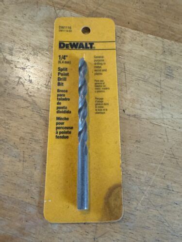 Dewalt 14 In Split Point Drill Bit Dw1116 Ebay