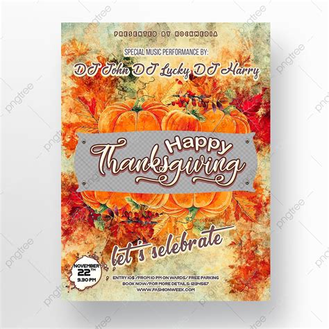 추수 감사절 템플릿 Psd 다운로드 디자인 자료 다운로드