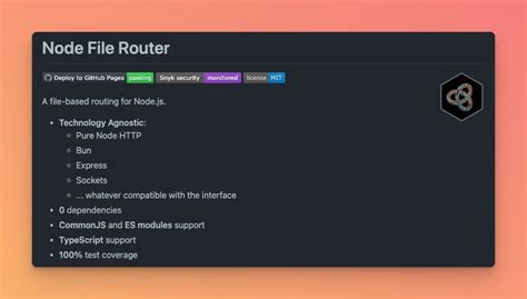 🛠️ Node File Router 👉🏻 Node File Router Provides File Based Routing
