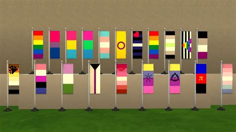 Mod The Sims True Colours Pride Flags Minecraft Crafts Minecraft