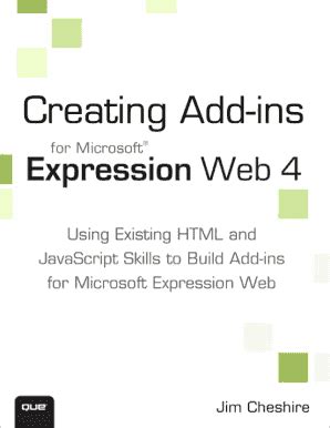 Fillable Online Expression Web 4 JavaScript API Reference Fax Email