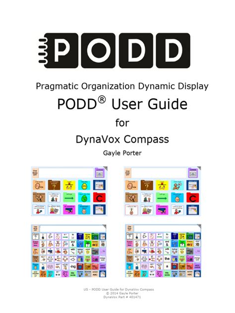 Podd Userguide En Us Pdf Language Development Language Acquisition