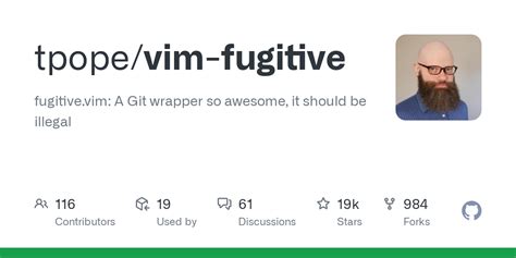 GitHub Tpope Vim Fugitive Fugitive Vim A Git Wrapper So Awesome It Should Be Illegal