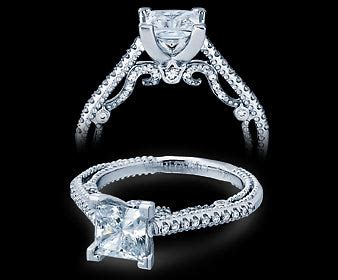 Verragio Insignia Princess Diamond Engagement Ring Setting 025 Ctw