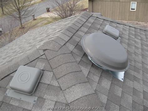 Attic Power Vent Heat And Moisture Ventilation Solution Checkthishouse
