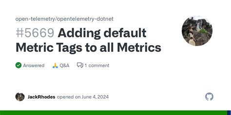 adding default metric tags to all metrics · open telemetry