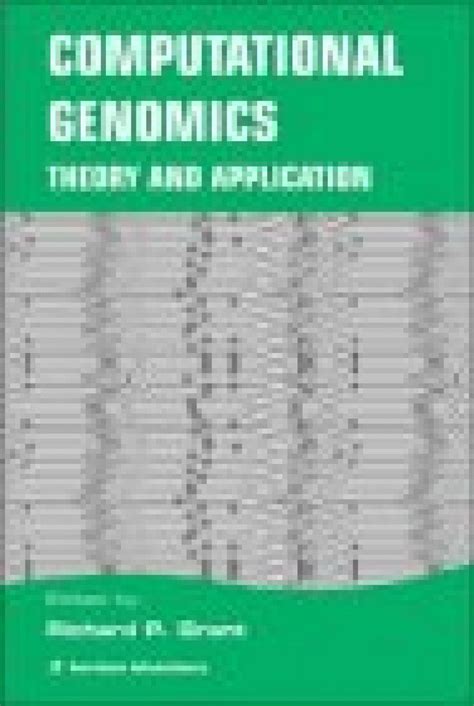 Computational Genomics Theory And Application Nhbs Academic