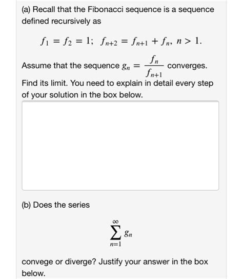 solved a recall that the fibonacci sequence is a sequence
