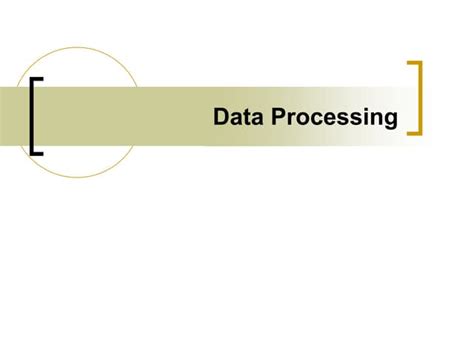 data processing ppt