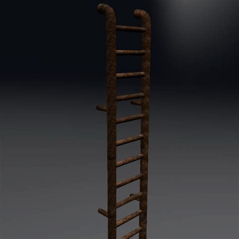 Rust Ladder 3d Model Rust Ladder 3d Model