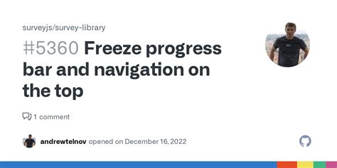 Freeze Progress Bar And Navigation On The Top · Issue 5360 · Surveyjs