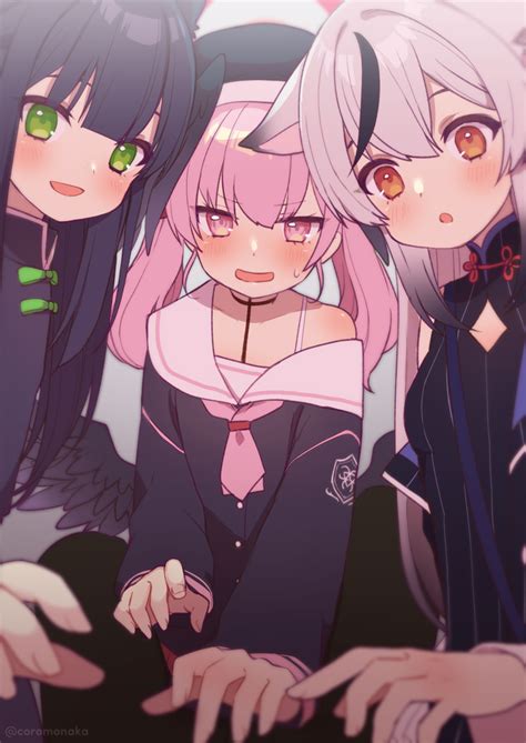 Koharu Kokona Shun And Shun Blue Archive Drawn By Coromonaka Danbooru