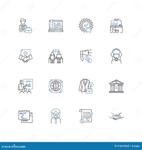 Standards Line Icons Collection Criteria Norms Benchmarks Guidelines Protocols Measures