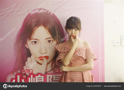 Japanese Singer Actress Haruna Kojima Japanese Idol Group Akb Poses Stock Editorial Photo