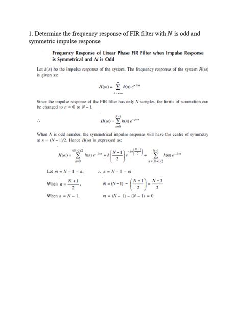 Dsp Unit 4 Solutions Pdf Telecommunications Engineering Signal