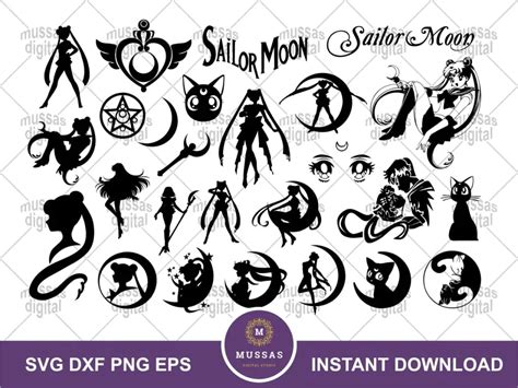 Sailor Moon Svg Bundle Vectorency