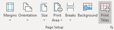 Print Column Headers Or Spreadsheet Labels On Every Page Microsoft Excel