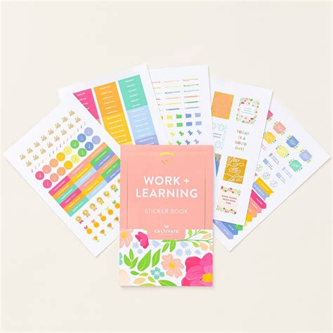 Work And Learning Sticker Book Cultivate