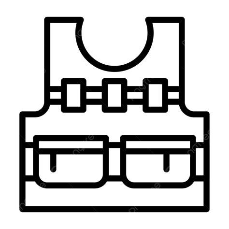 방탄 조끼 라인 아이콘 벡터 방탄 조끼 아이콘 방탄 조끼 Png 일러스트 및 벡터 에 대한 무료 다운로드 Pngtree