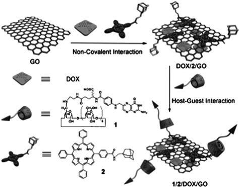 Synthesis Of 1 2 Doxorubicin Go From Graphene Oxide Doxorubicin