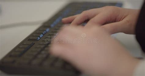 Close Up Of Freelancer S Developer Hands Typing Program Code On Laptop Keyboard In Coworking