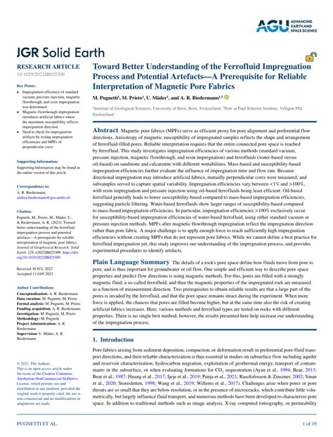 Pdf Towards Better Understanding Of The Ferrofluid Impregnation